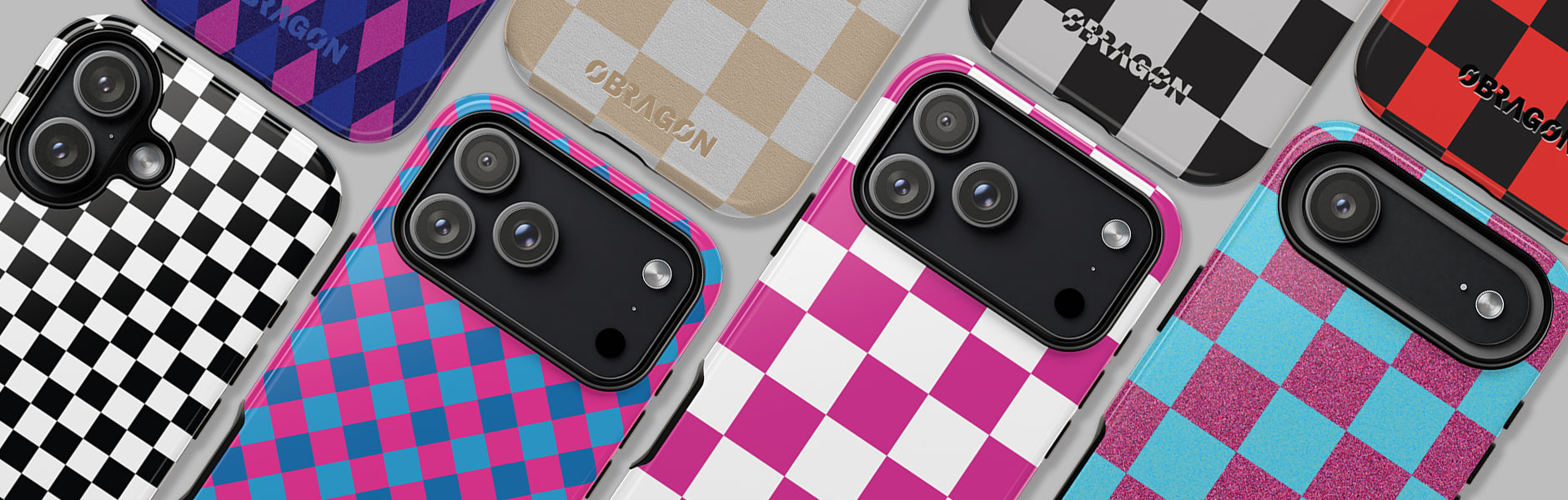 Classic Checks Phone Cases | Modern Check Patterns by OBRAGON