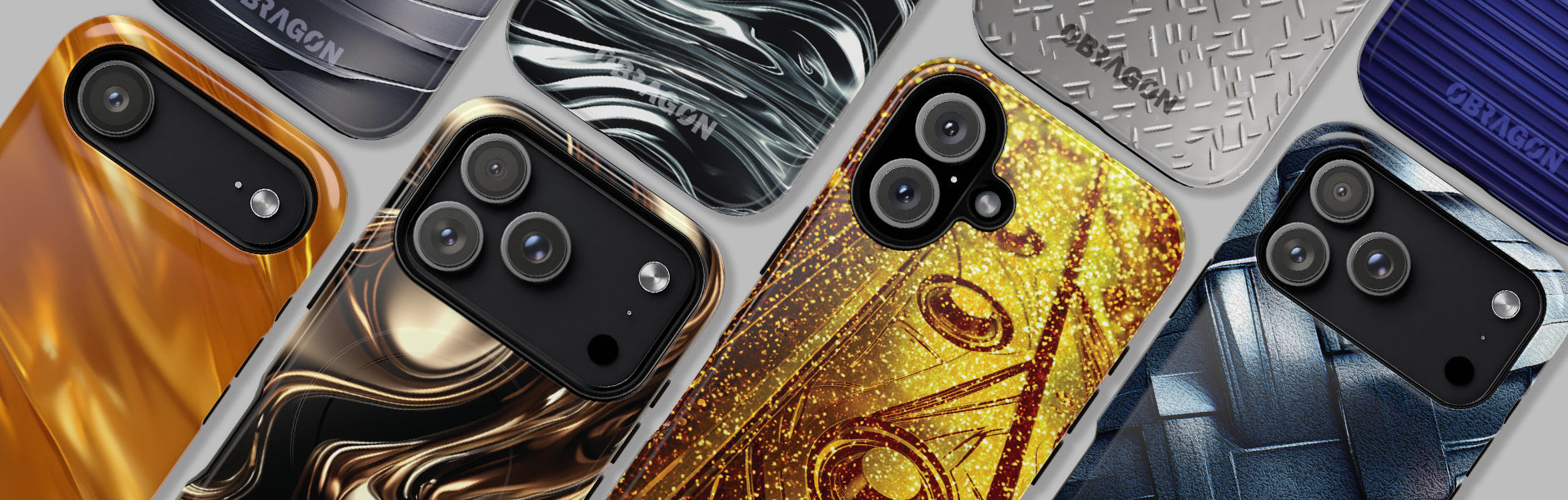 Precious Metals Phone Cases | Metallic & High‑Shine Designs by OBRAGON